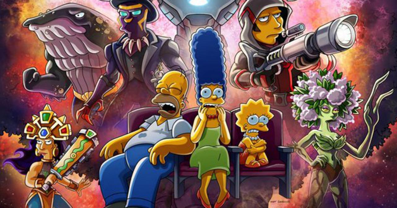 Les Simpson teasent leur épisode spécial Marvel avec un poster Avengers ...