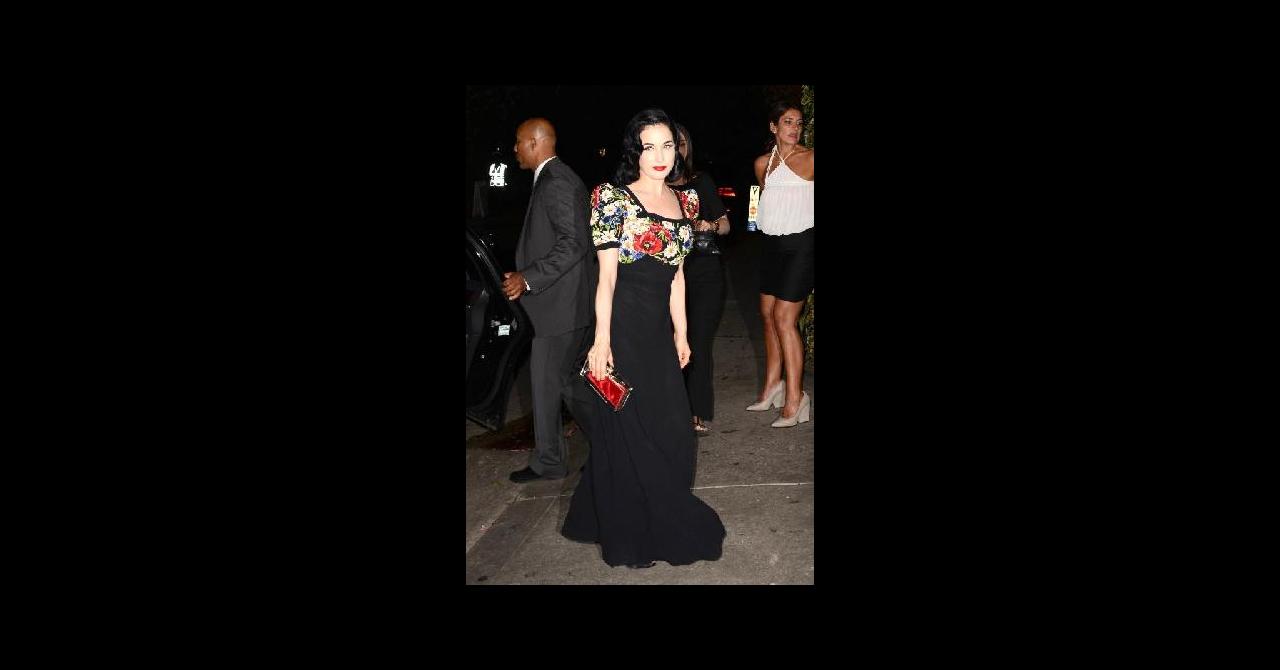 PHOTOS - Diane Kruger ventre nu et coloré aux côtés des sexy Dita Von ...