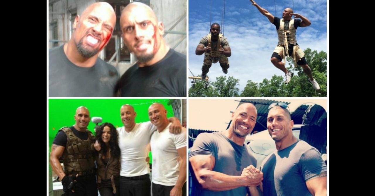 Dwayne Johnson et sa doublure : son cousin Tanoai Reed est son sosie ...